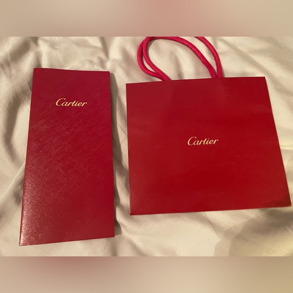 Cartier | Bags | Authentic Cartier Gift Bag With Receipt Envelope ...